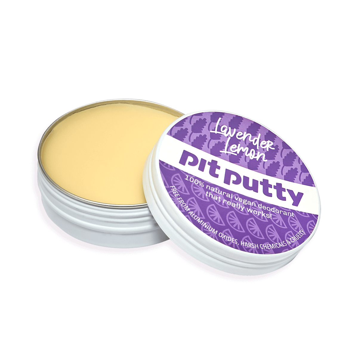 Lavender Lemon Pit Putty, Tin – Pit Putty Natural Deodorants
