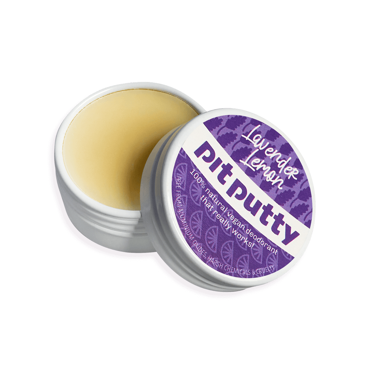 Lavender Lemon Pit Putty Mini, Tin – Pit Putty Natural Deodorants